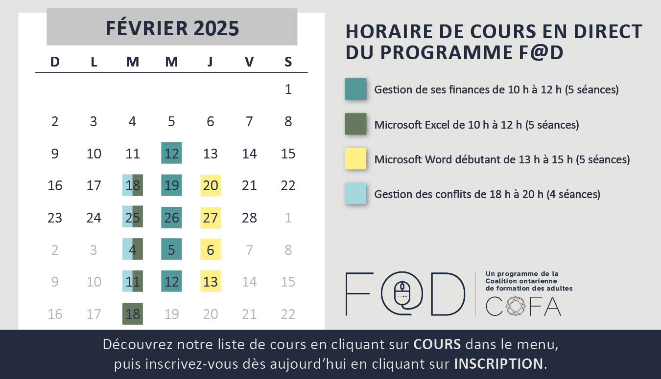 La suite Office en quelques clics - SEFAD