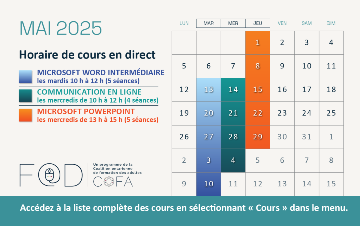 Accueil - Le Programme de formation à distance (F@D)